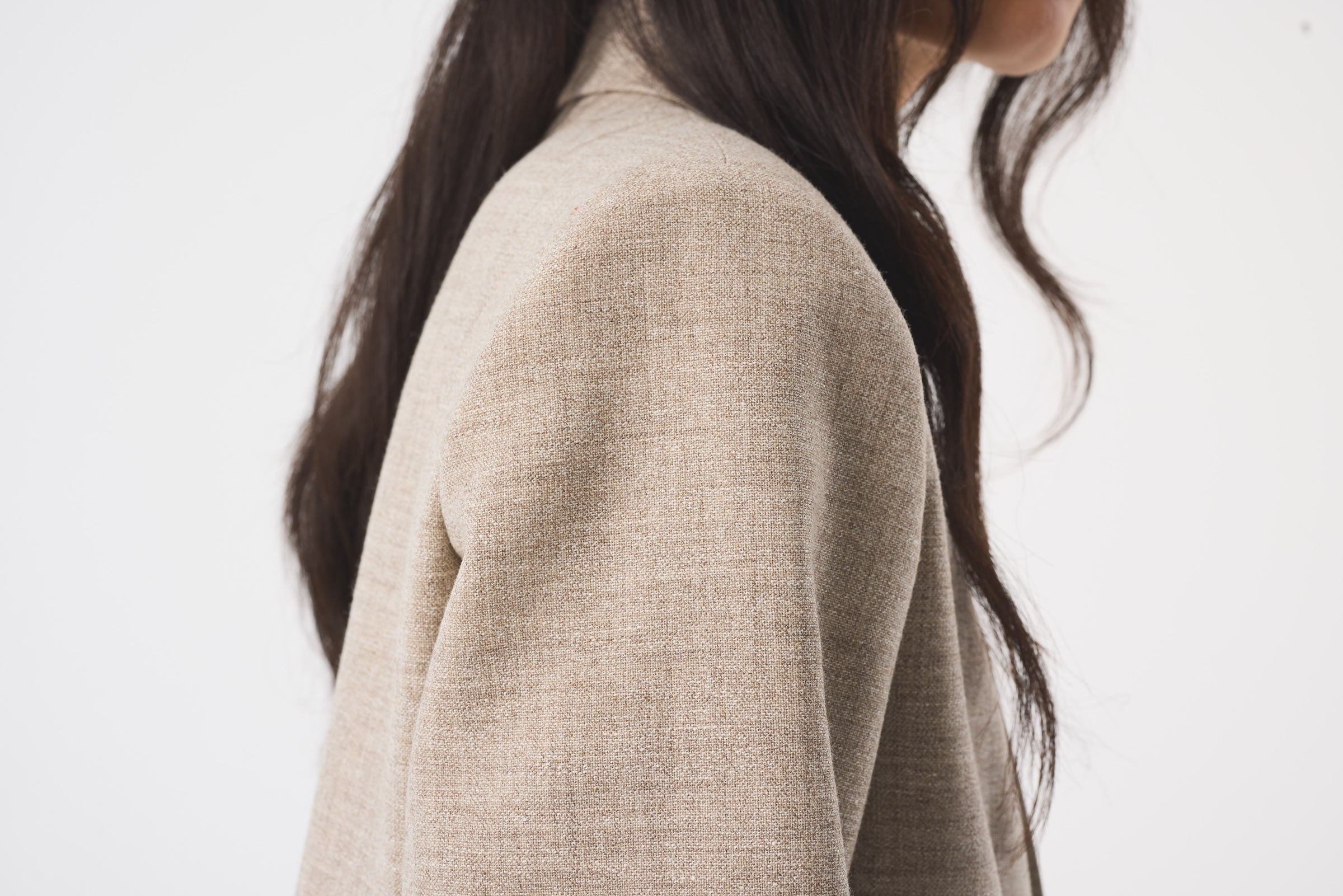 NOOR GREY UNDYED JACKET